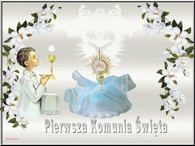 Gify Pierwsza Komunia Święta - Gify i obrazki na GifyAgusi.pl