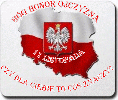 Gify Narodowe Święto Niepodległości 11 listopada - Gify i obrazki na ...
