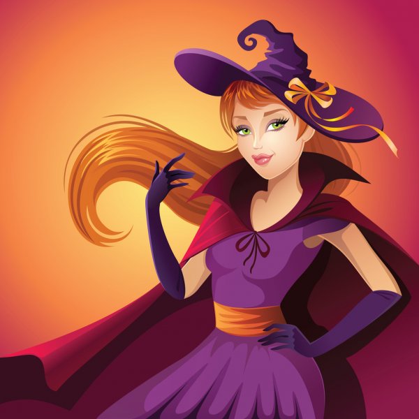 Piękna czarownica - Gify i obrazki na GifyAgusi.pl