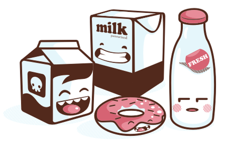 Pyszne mleka z pączkiem - Gify i obrazki na GifyAgusi.pl