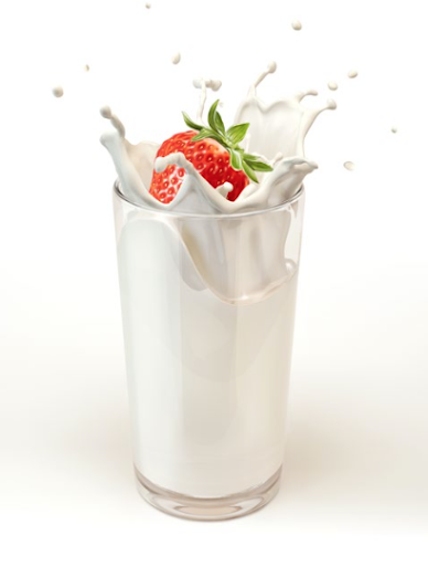 Truskawka w mleku - Gify i obrazki na GifyAgusi.pl